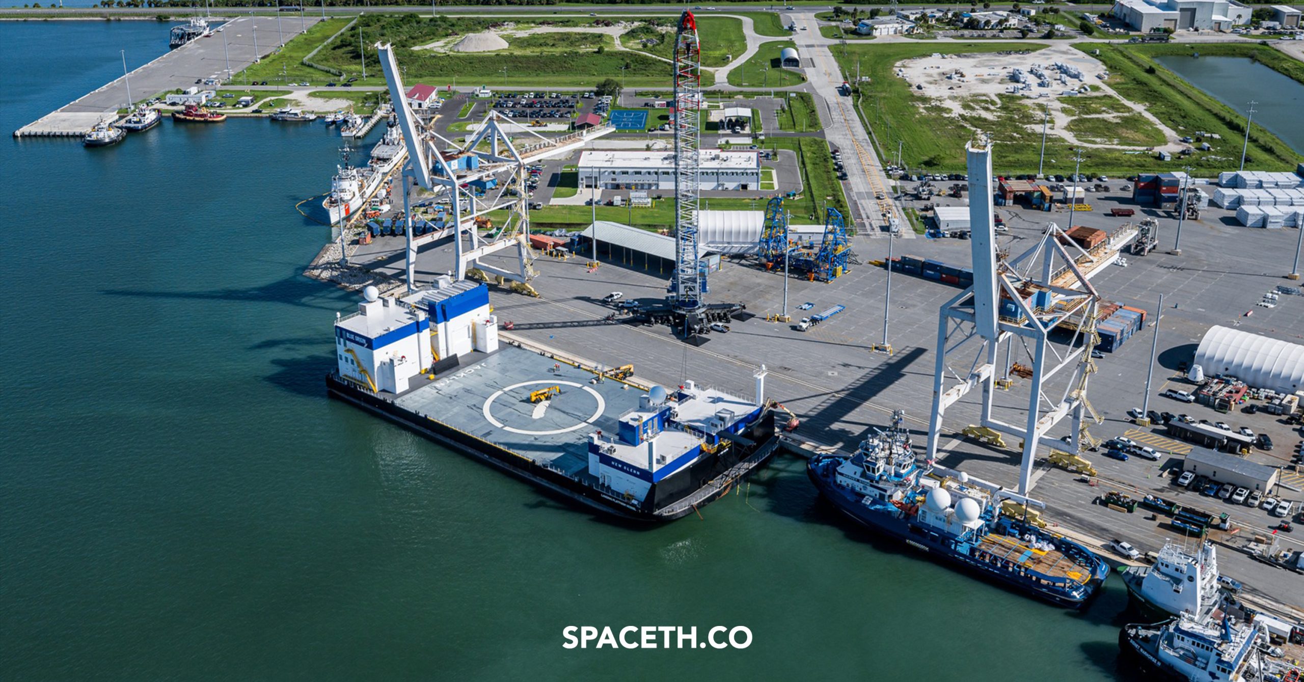 รู้จักเรือ Jacklyn สำหรับลงจอดจรวด New Glenn ของ Blue Origin